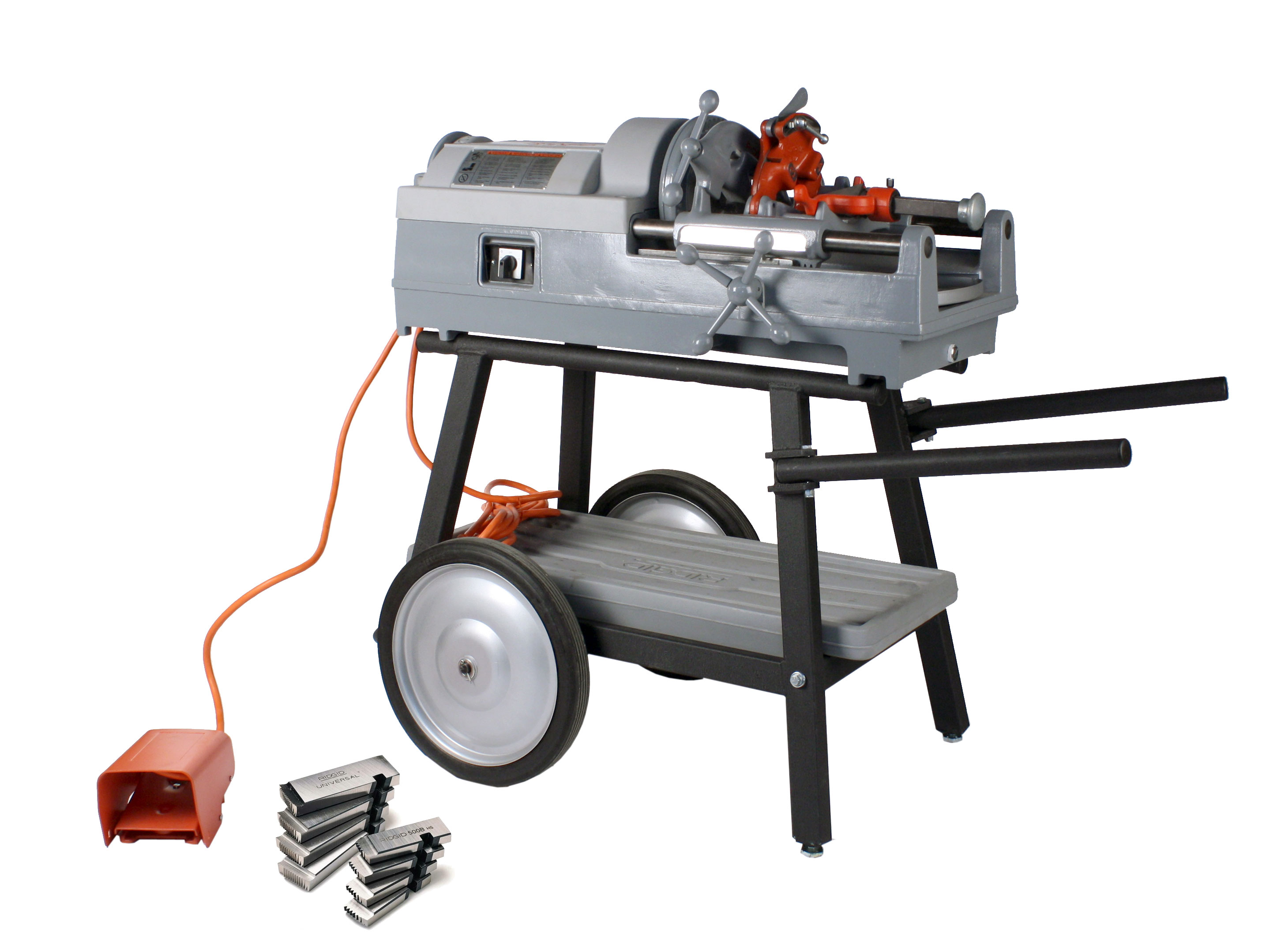Reconditioned RIDGID® 535 V2 Pipe Threading Machine with 150A Cart 811A ...